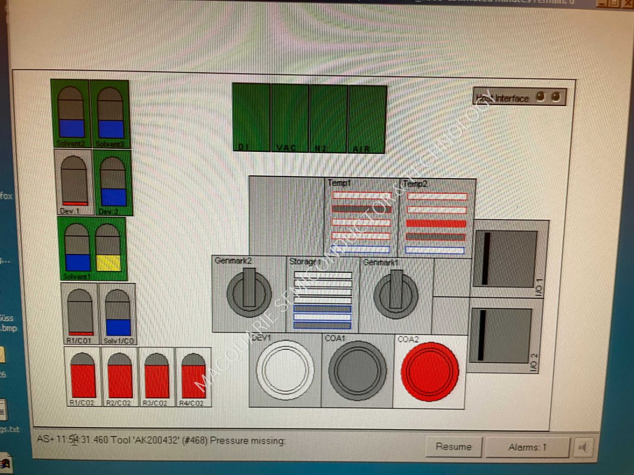 Resist Processing Equipment | Linear Wafer Tracks (Resist Coater ...