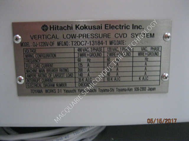 Furnaces/Diffusion Systems | Vertical Furnace | Macquarie Group