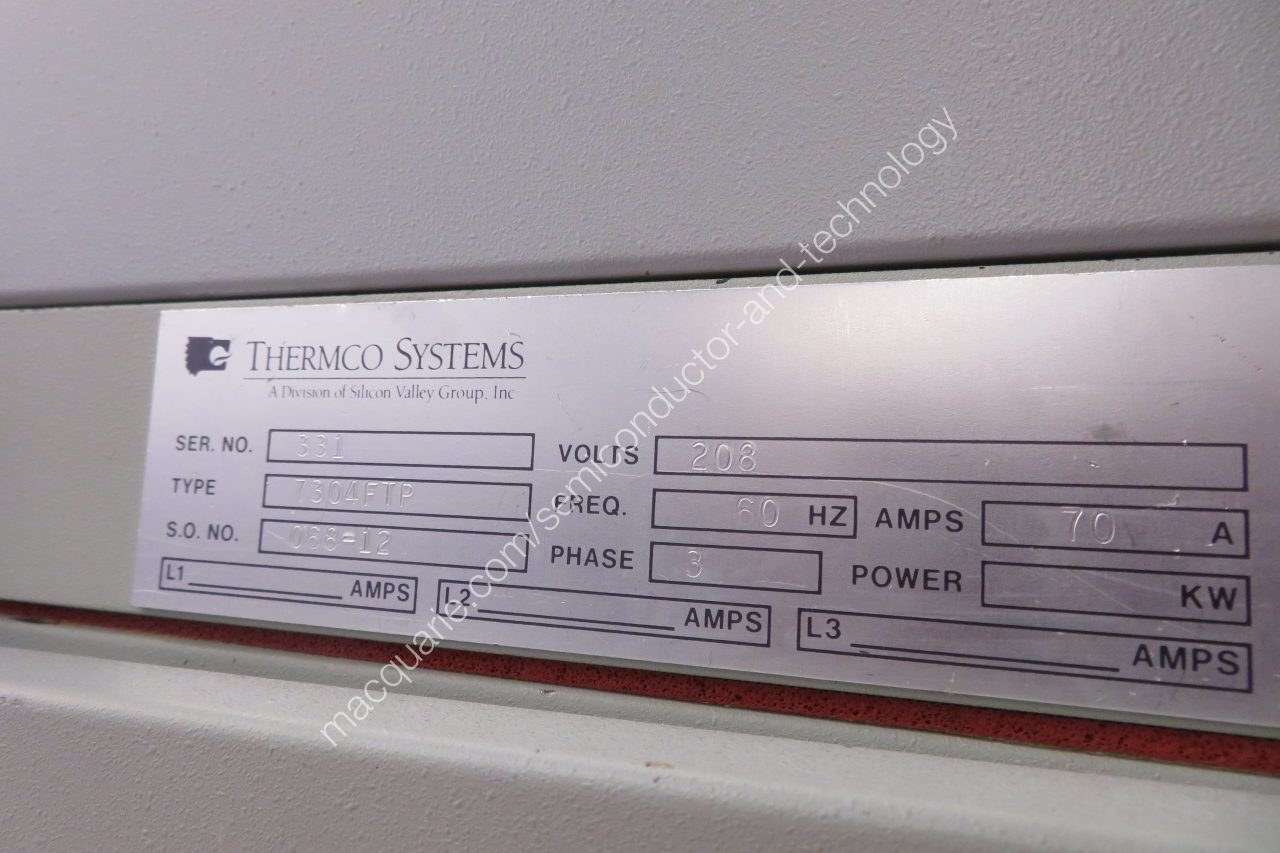 Furnaces/Diffusion Systems | Vertical Furnace | Macquarie Group