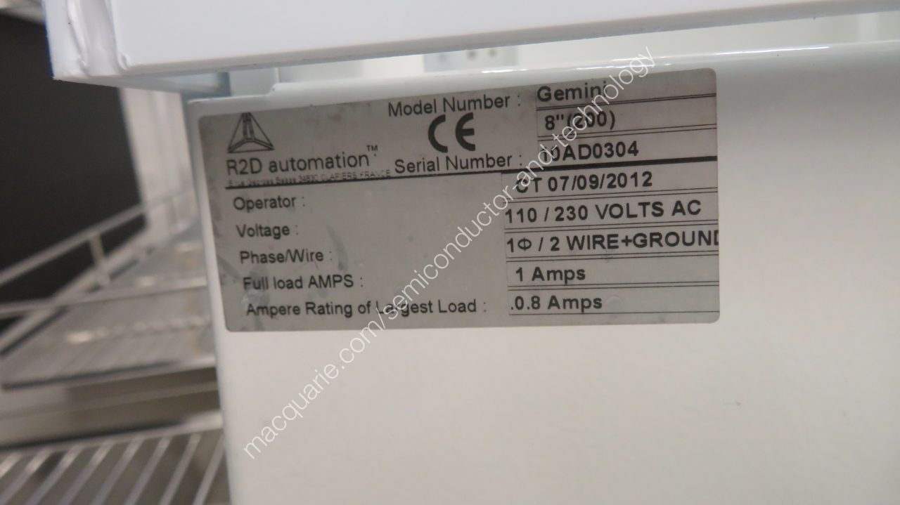 Wafer Automation / Wafer Environment | Wafer Sorter | Macquarie Group