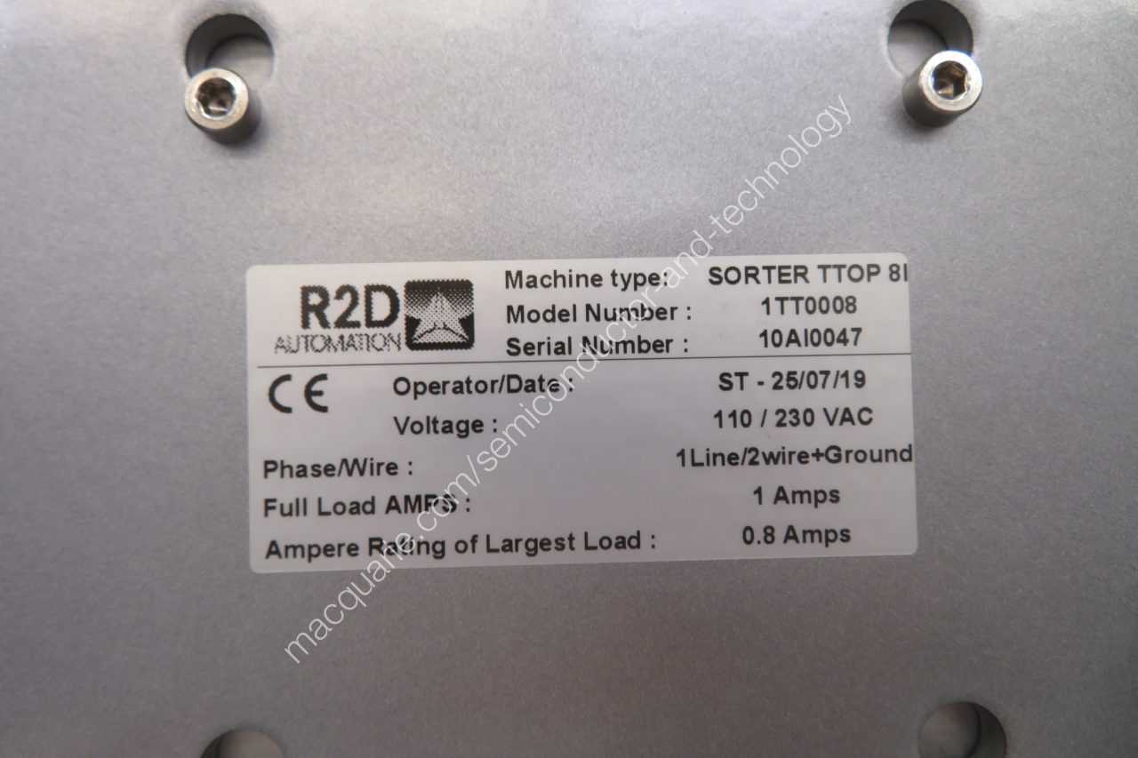 Wafer Automation / Wafer Environment | Wafer Sorter | Macquarie Group